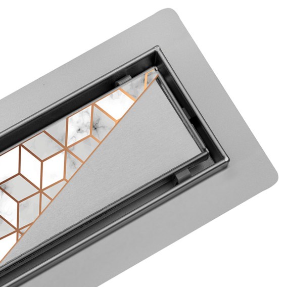 ODPŁYW LINIOWY 70 CM INOX NISKI SYFON 360 WYSOKA PRZEPUSTOWOŚĆ DL05 FIX ...